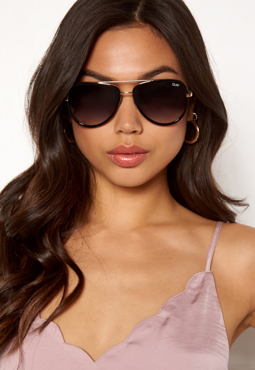 Quay Australia All In Sunglasses Black Smoke Fade Bubbleroom