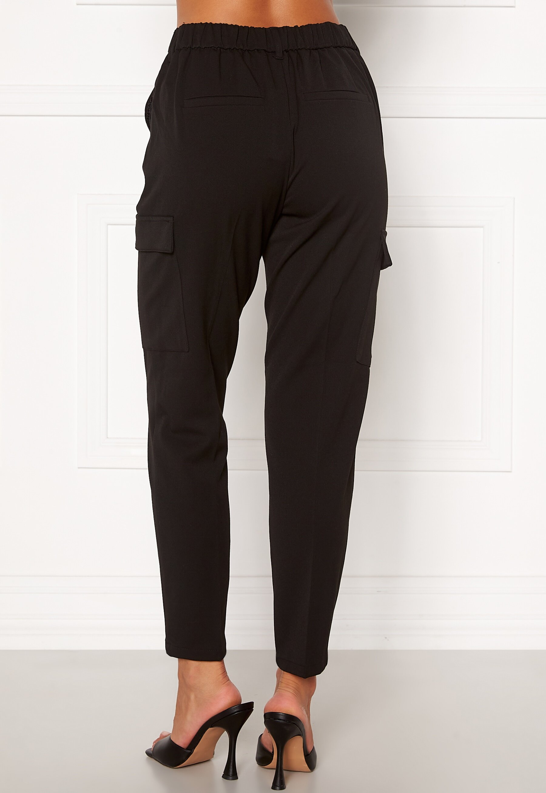 VERO MODA Maya Loose Cargo Pant Black - Bubbleroom